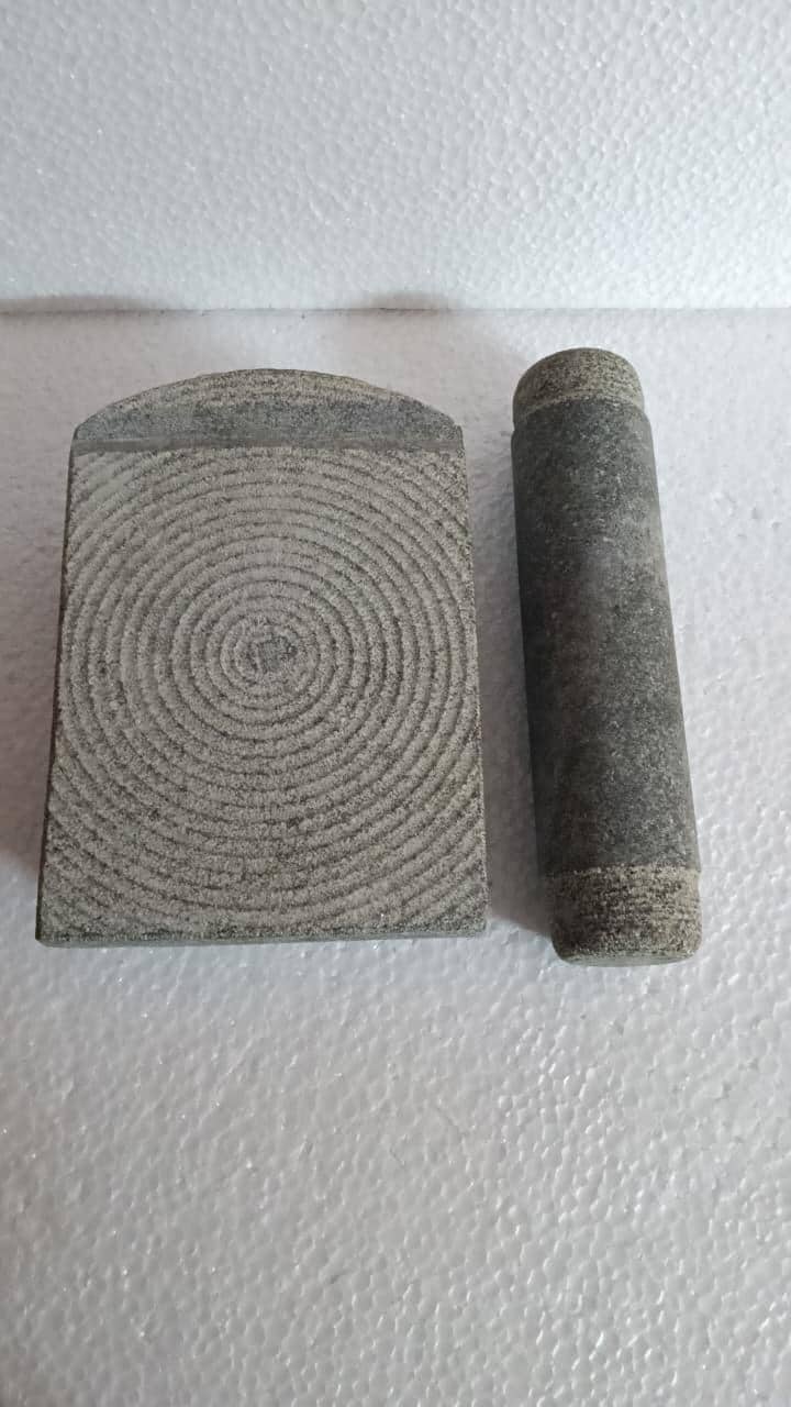 Ammi Kallu, Stone Grinder, Stone Silbatta, 6x10 Inch Chutney Grinding ...