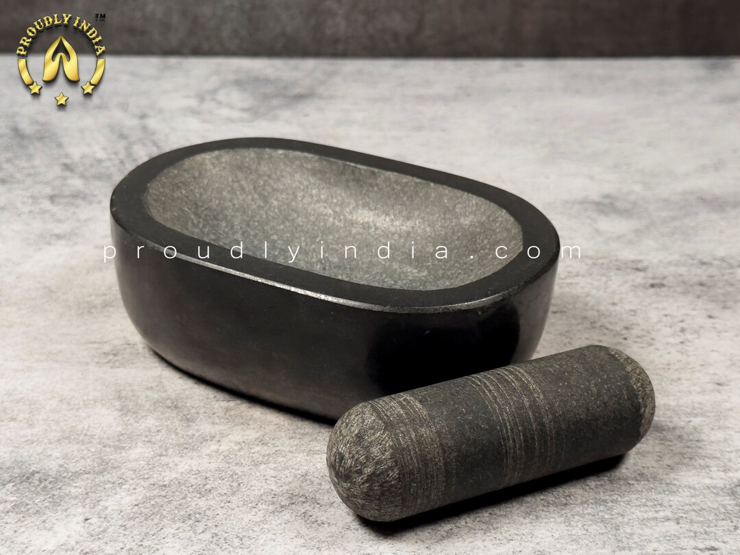 Motor and Pestle, Stone Molcajete, Khalbatta, Kharal, Granite Molcajete, Stone Okhli, Mortar and ...