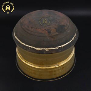 South Indian Idli Maker: Brass Idli Pathram, 7-pit 2-plate Stand ...