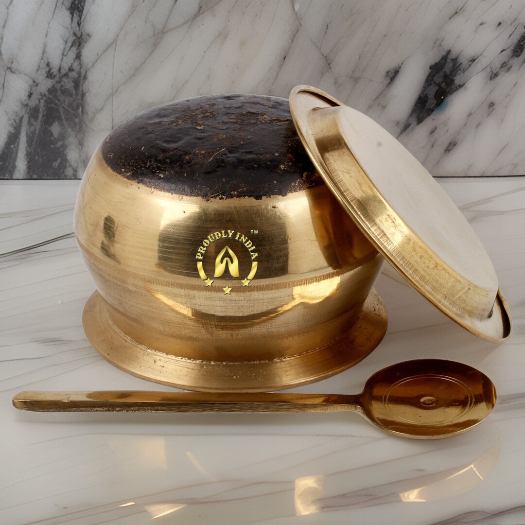 3L Bronze Paruppu Uruli: Enhances Indian Home Decor, Perfect ...