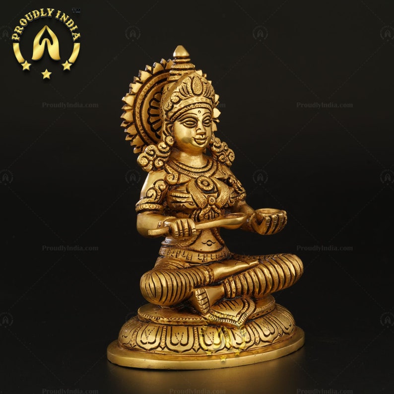 Buy Annapurna Devi Idol, Annapoorna Statue Online Goddess of Food Murti ...