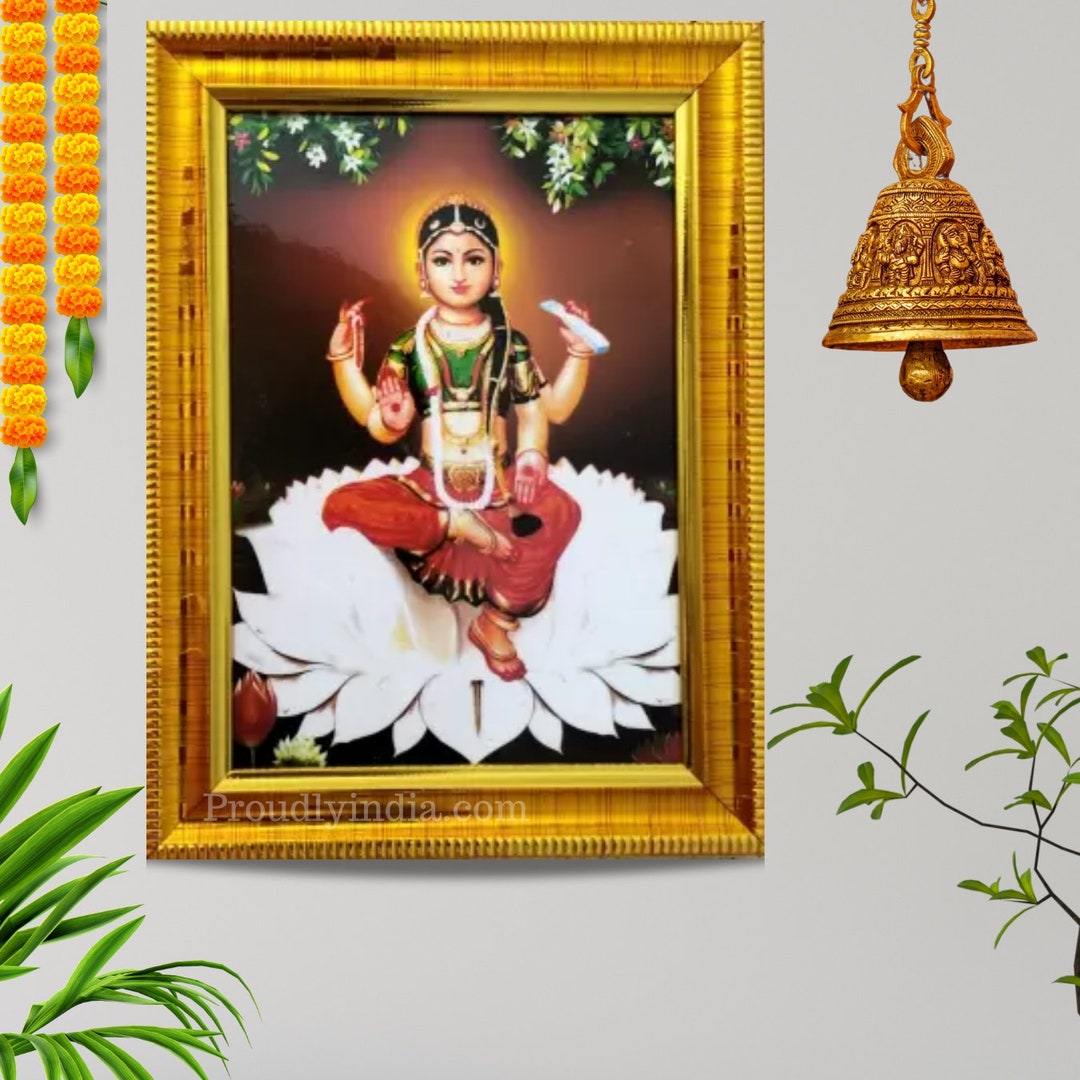 Bala Tripura Sundari Mata Religious Frame, Elegant Hindu Wall Decor - Etsy