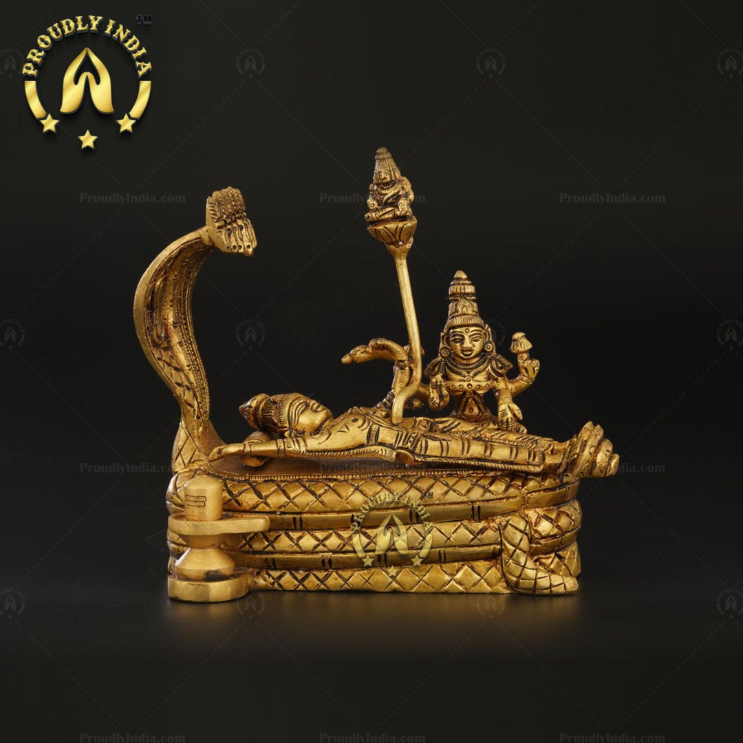 Lord Perumal Statue, Srinivasa Perumal: 5.1 Inch Handcrafted Brass Idol ...