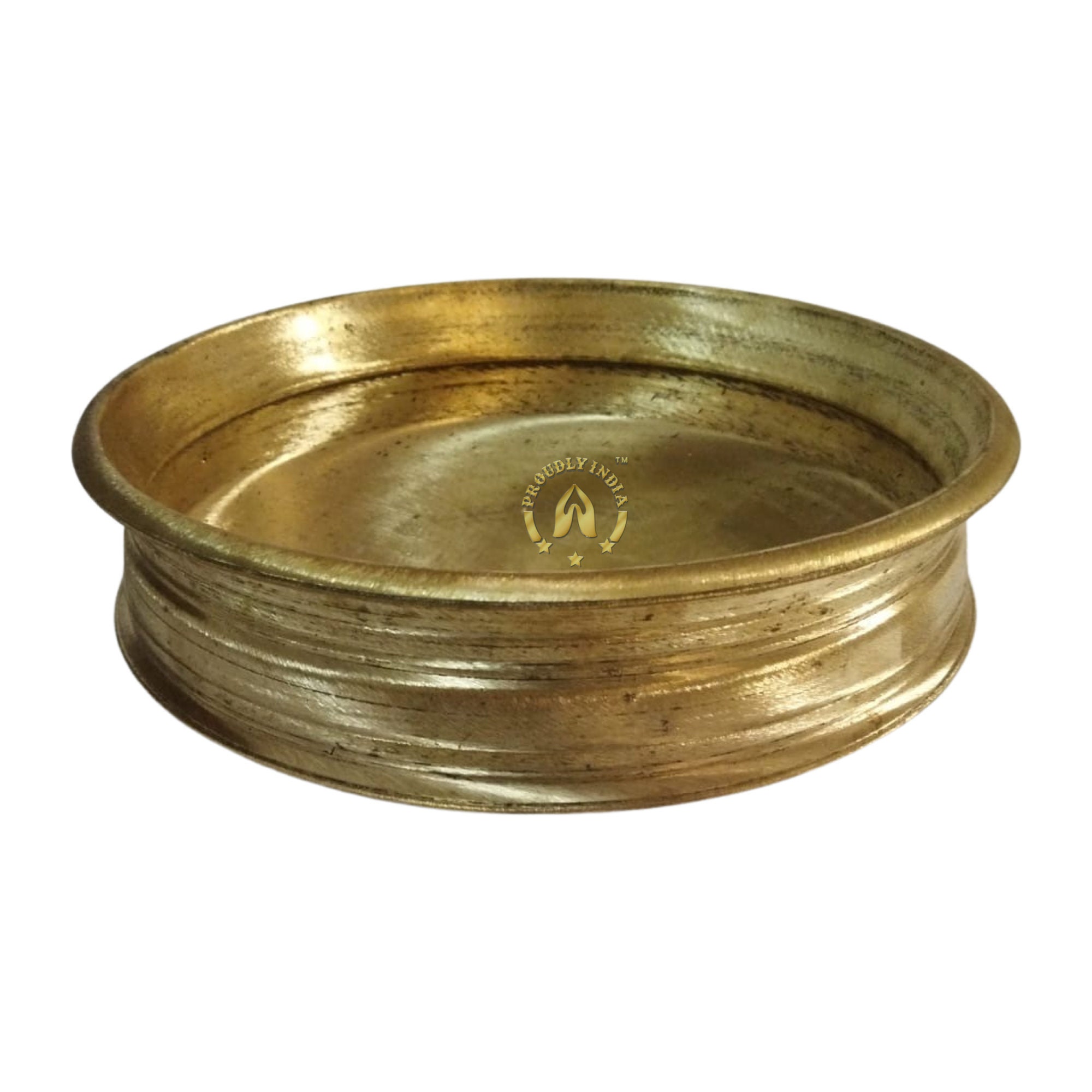 Indian Vintage Kerala Uruli:handcrafted 10 Inch Large Unpolished Bronze ...
