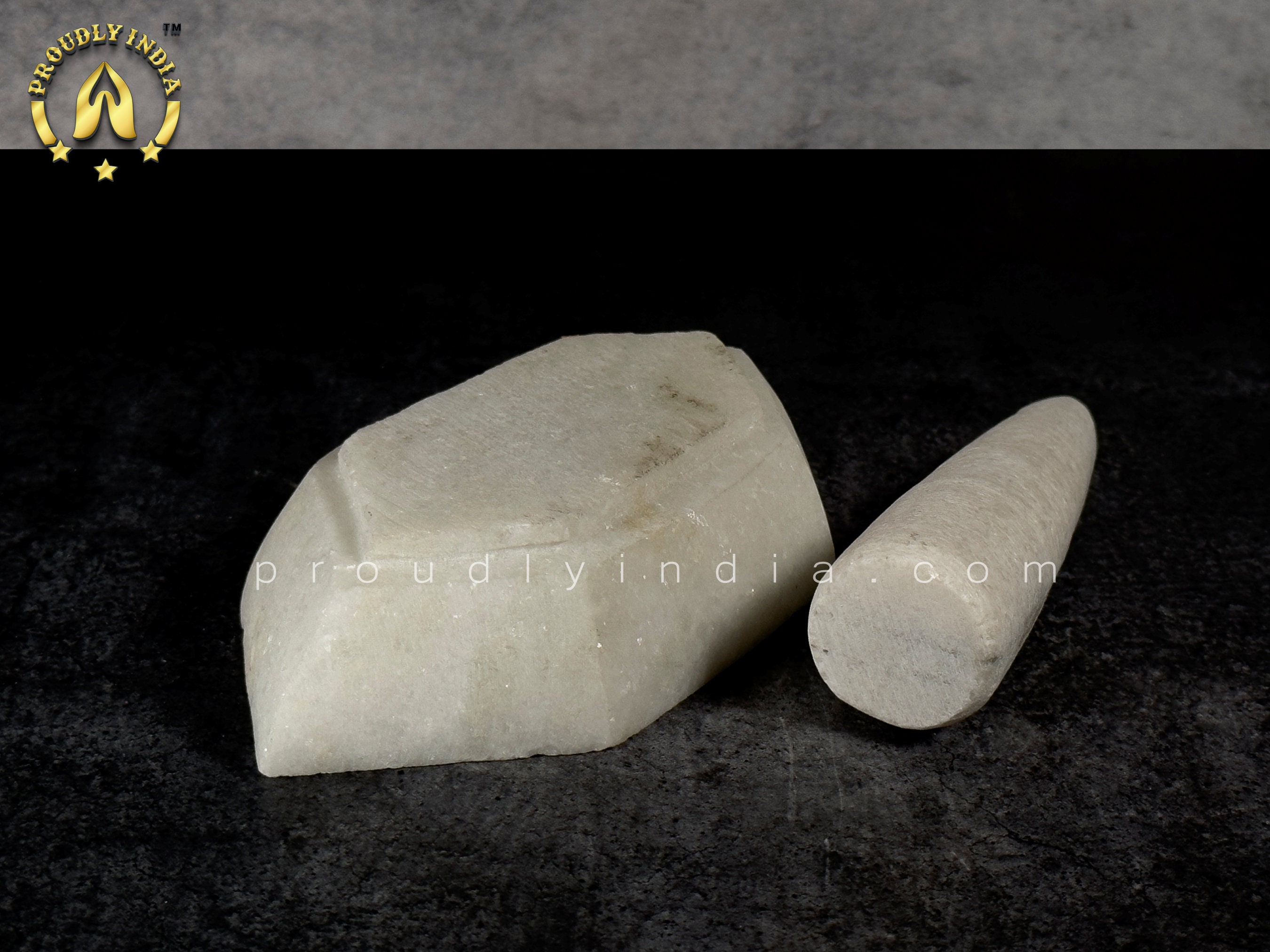 Stone Okhli, Kharal, Hand Stone Grinder, Motor and Pestle, Stone ...