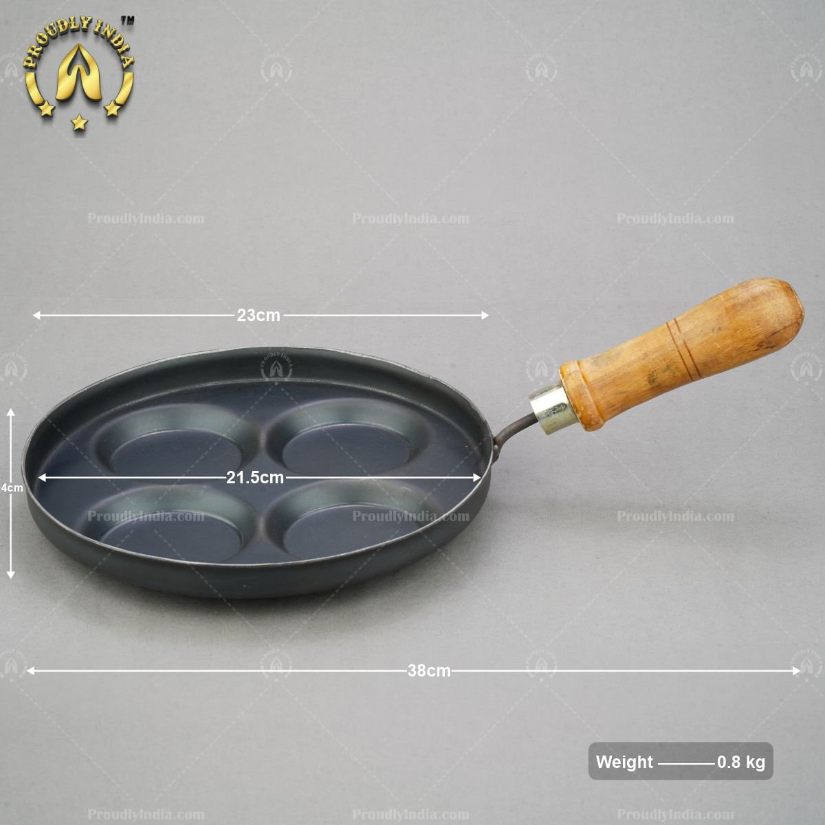 Cast Iron Appam Pan,iron Paniyaram Maker-appam Patra, Kuzhi Paniyaram ...