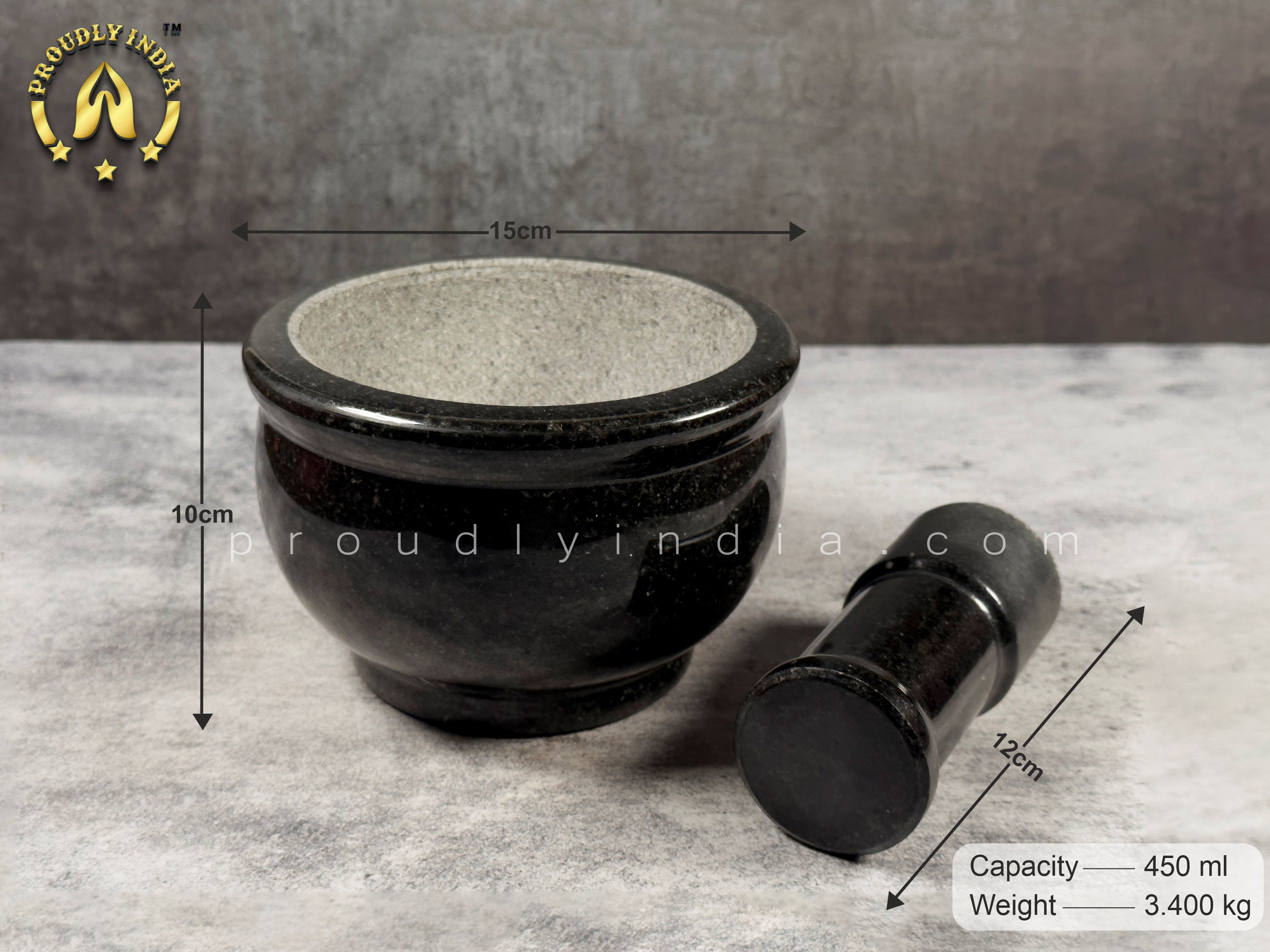 Motor and Pestle, Stone Molcajete, Stone Okhli, Mortar and Pestle ...