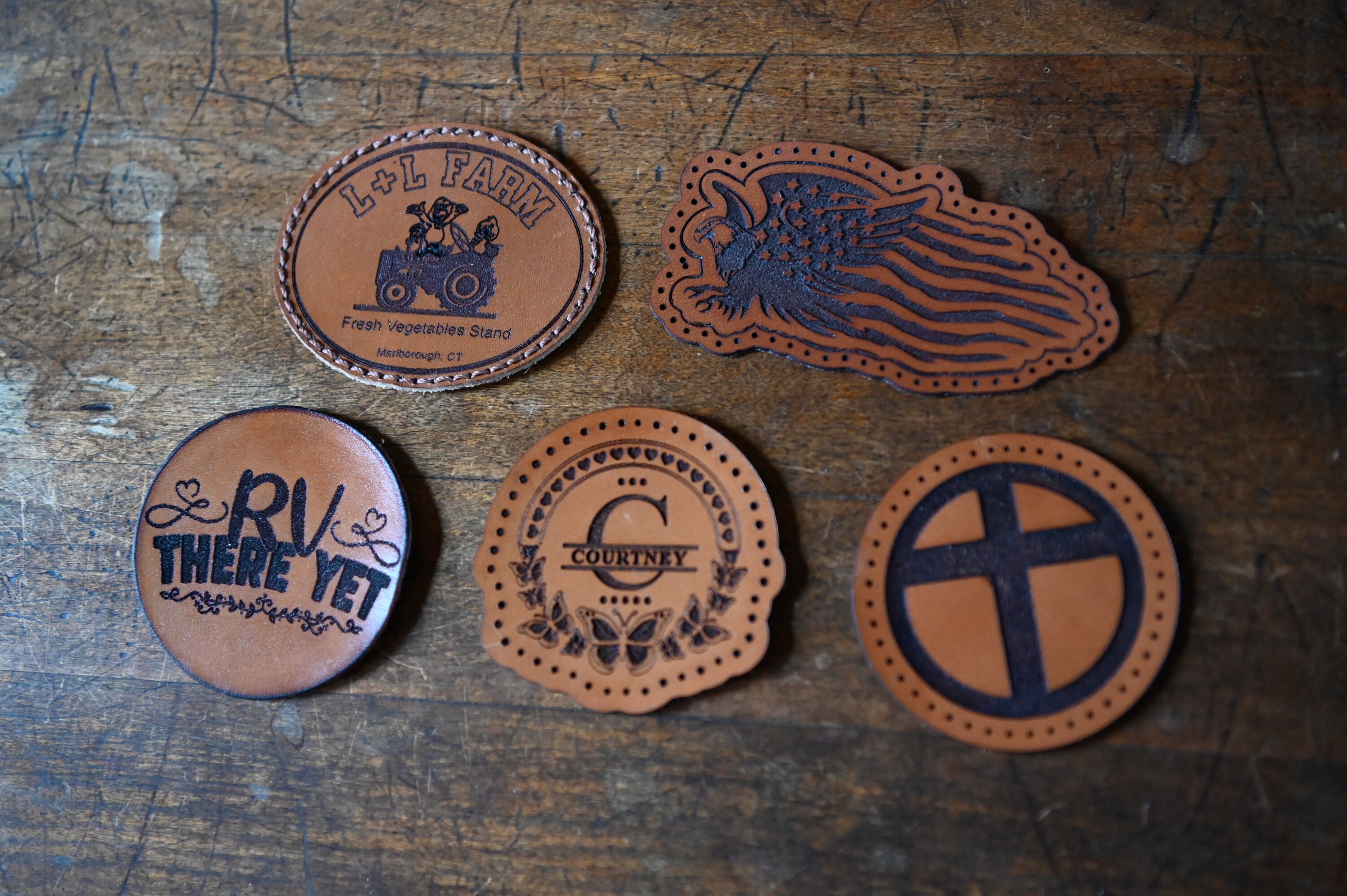 Custom Logo Custom Leather Patch Authentic Leather Patch - Etsy