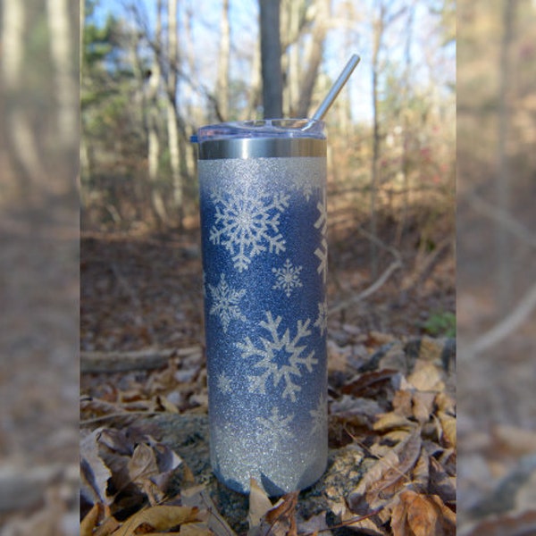Snowflake Tumbler - Etsy