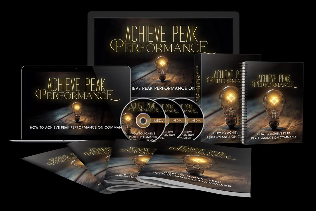 Achieve Peak Performance Videos and Digital Book and Other Bonuses - Etsy