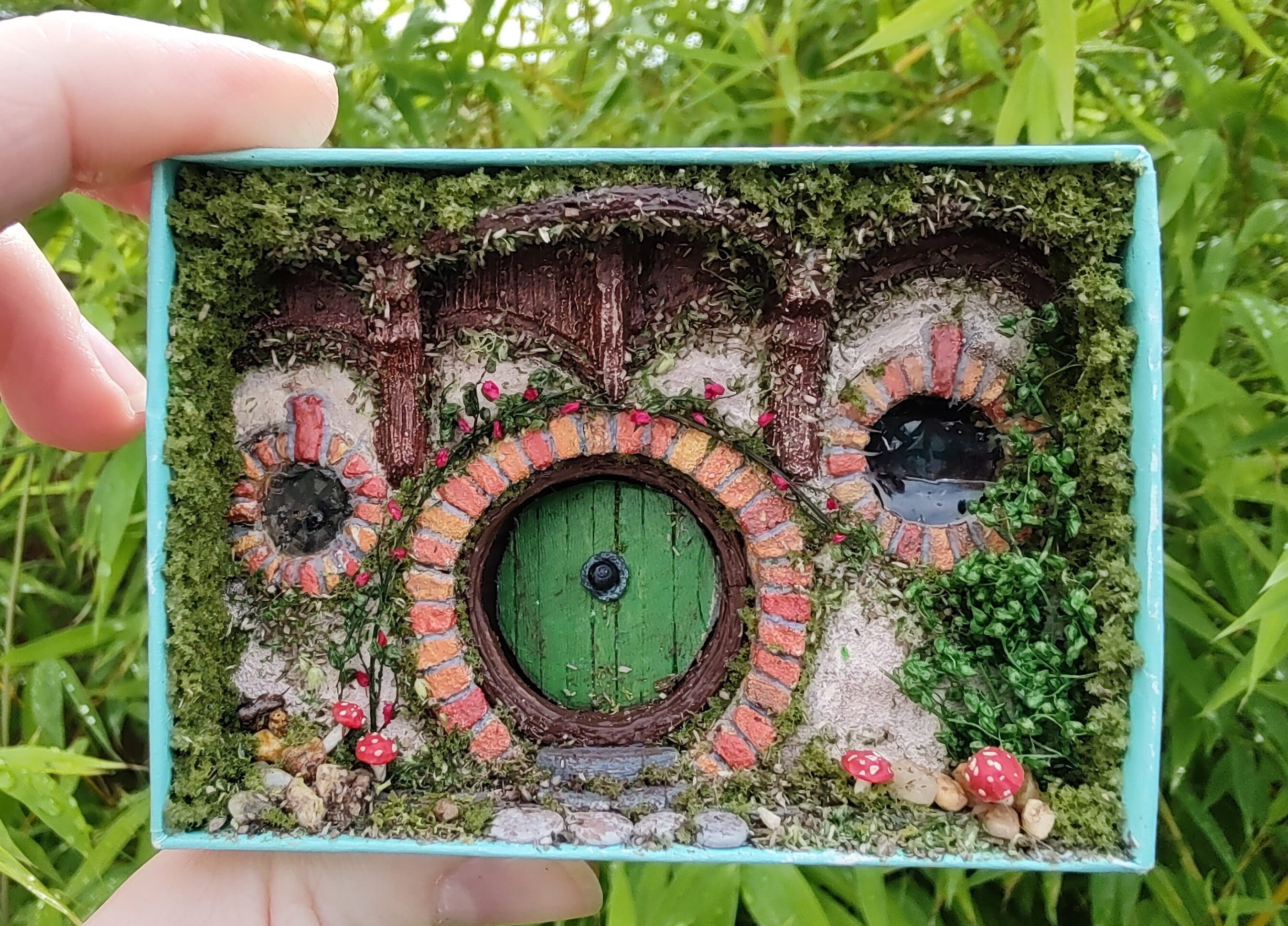 Miniature Hobbit Hole in a Matchbox - Etsy