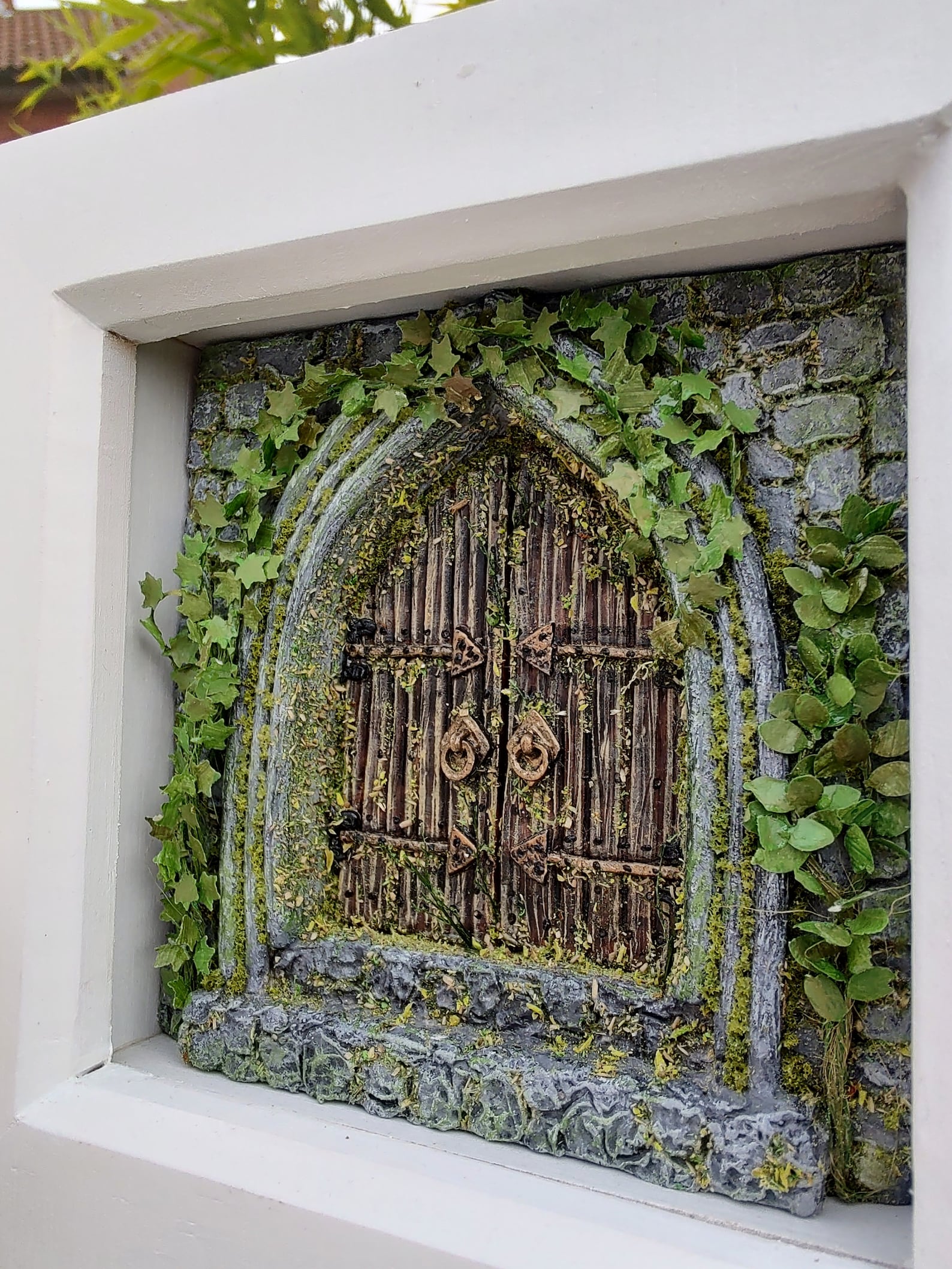 Mini Weathered Castle Door Scene Diorama in a Shadow Box Frame - Etsy