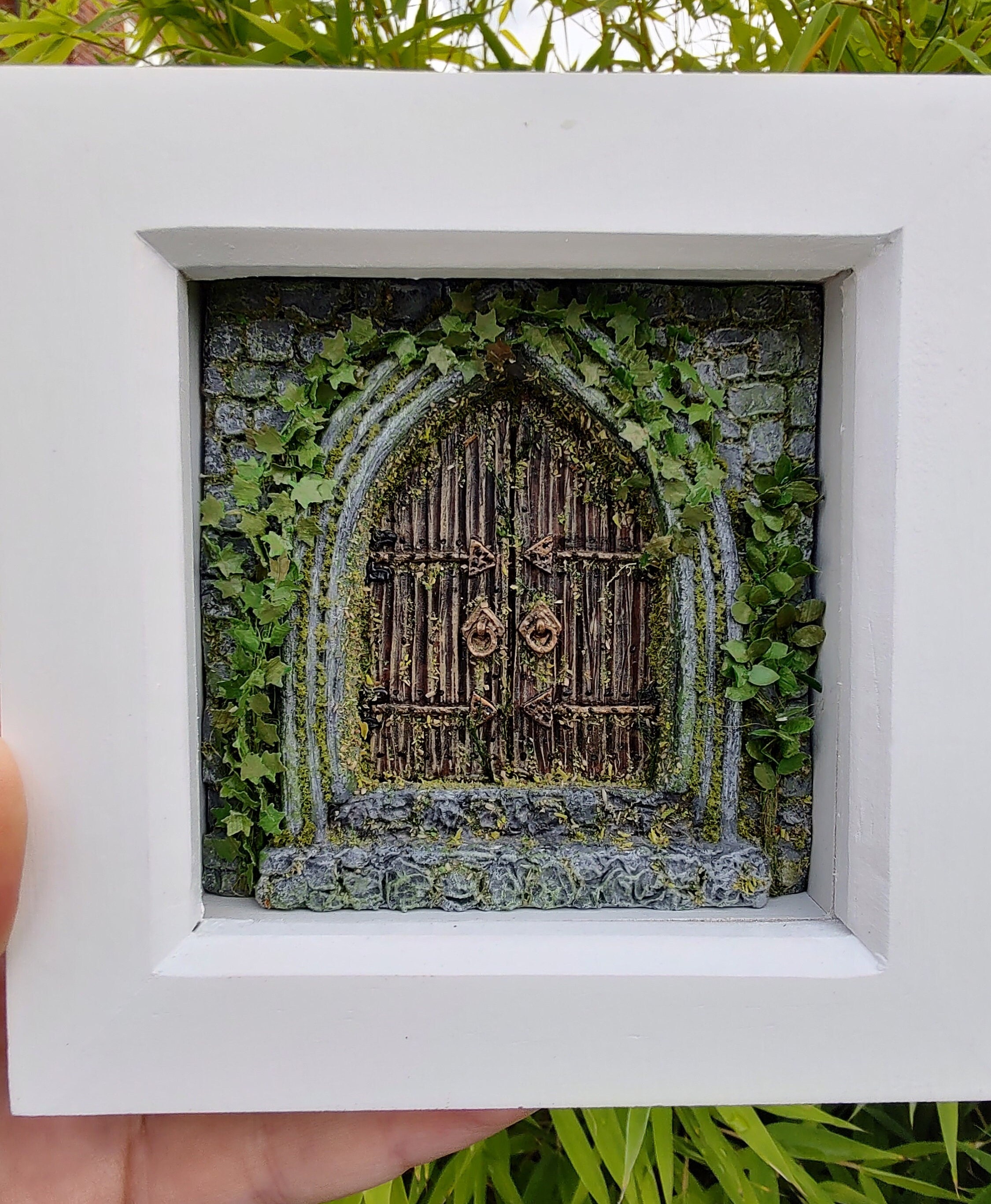 Mini Weathered Castle Door Scene Diorama in a Shadow Box Frame - Etsy