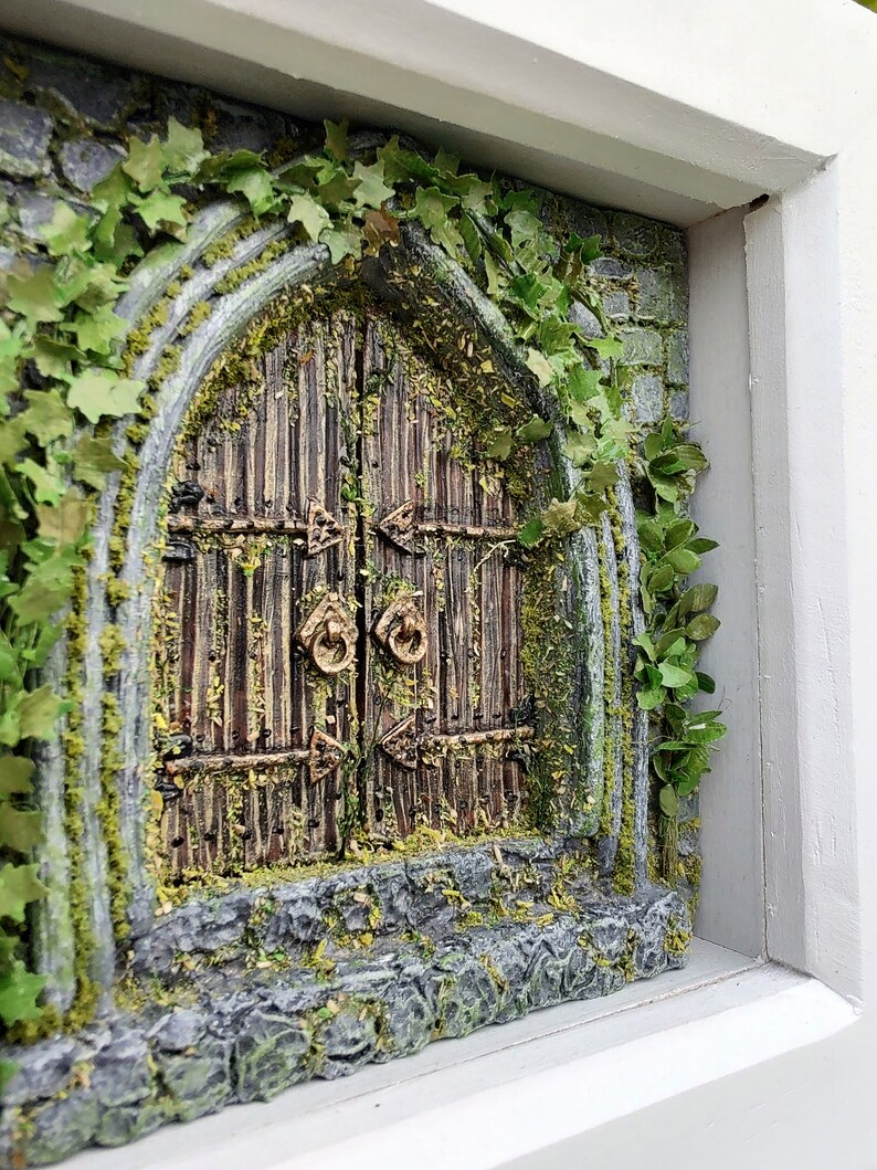 Mini Weathered Castle Door Scene Diorama in a Shadow Box Frame - Etsy