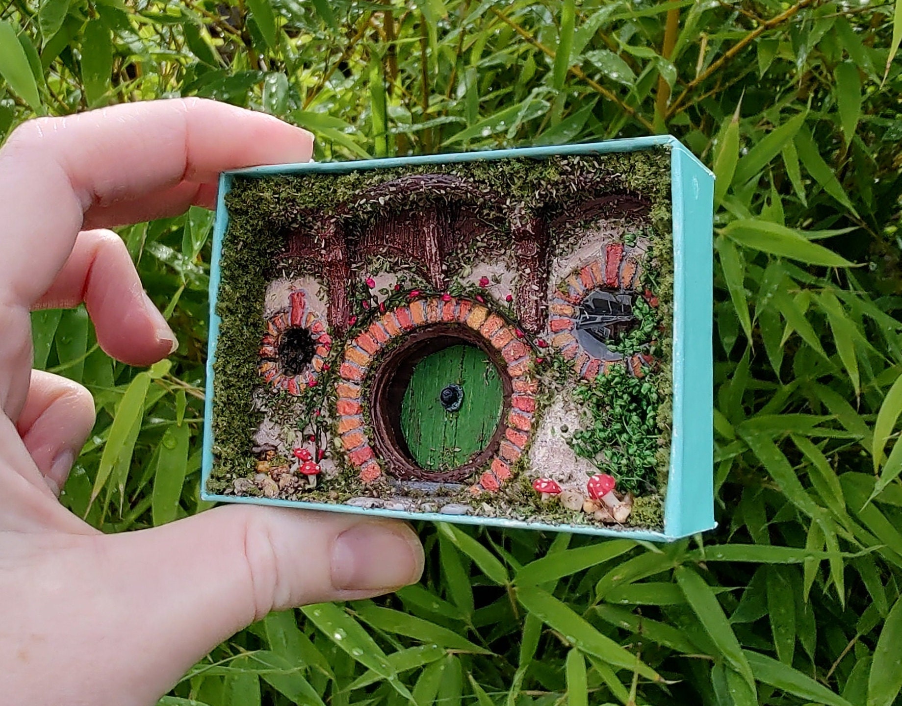 Miniature Hobbit Hole in a Matchbox - Etsy