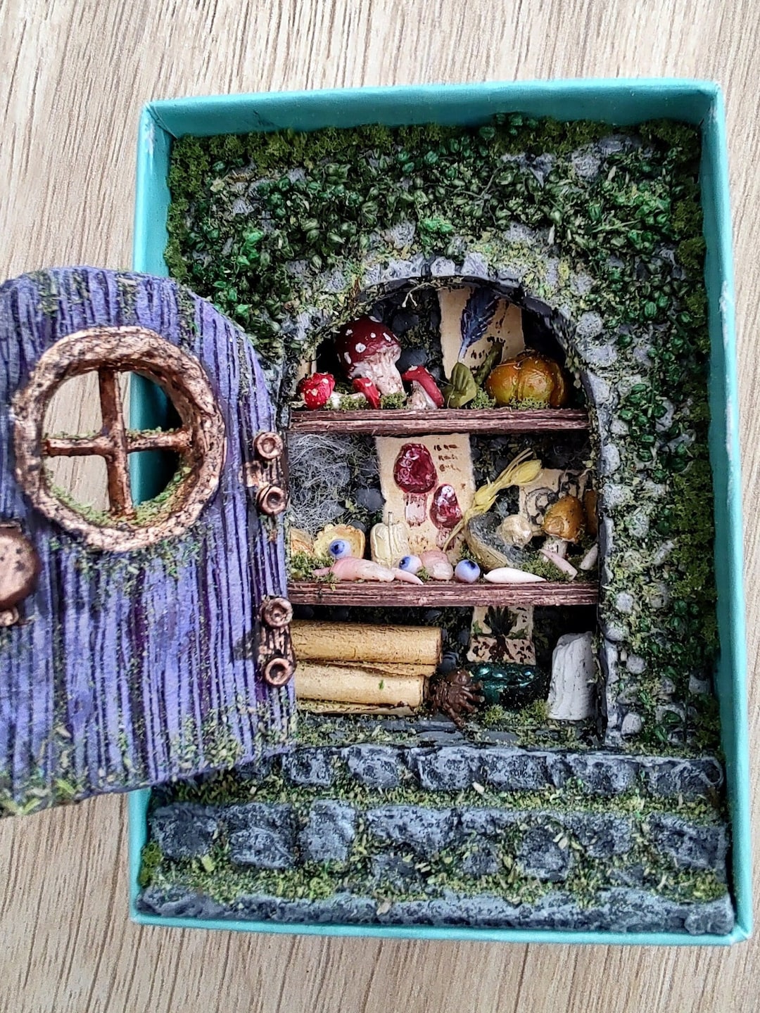 Miniature Witches Cupboard in a Matchbox - Etsy