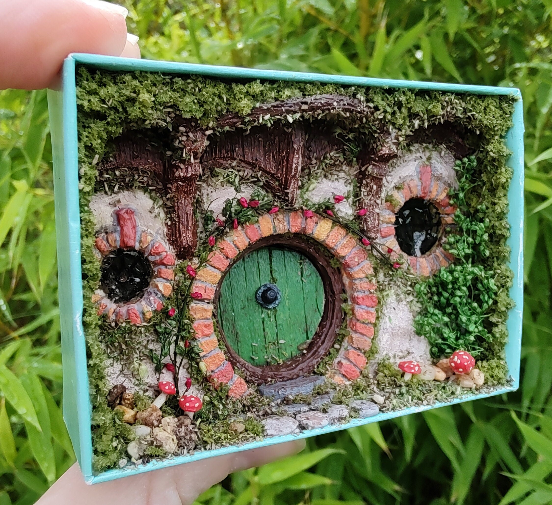 Miniature Hobbit Hole in a Matchbox - Etsy