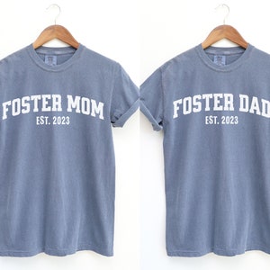 Custom Foster Mom Dad Matching Shirts,foster Parents Shirt,foster Dad ...