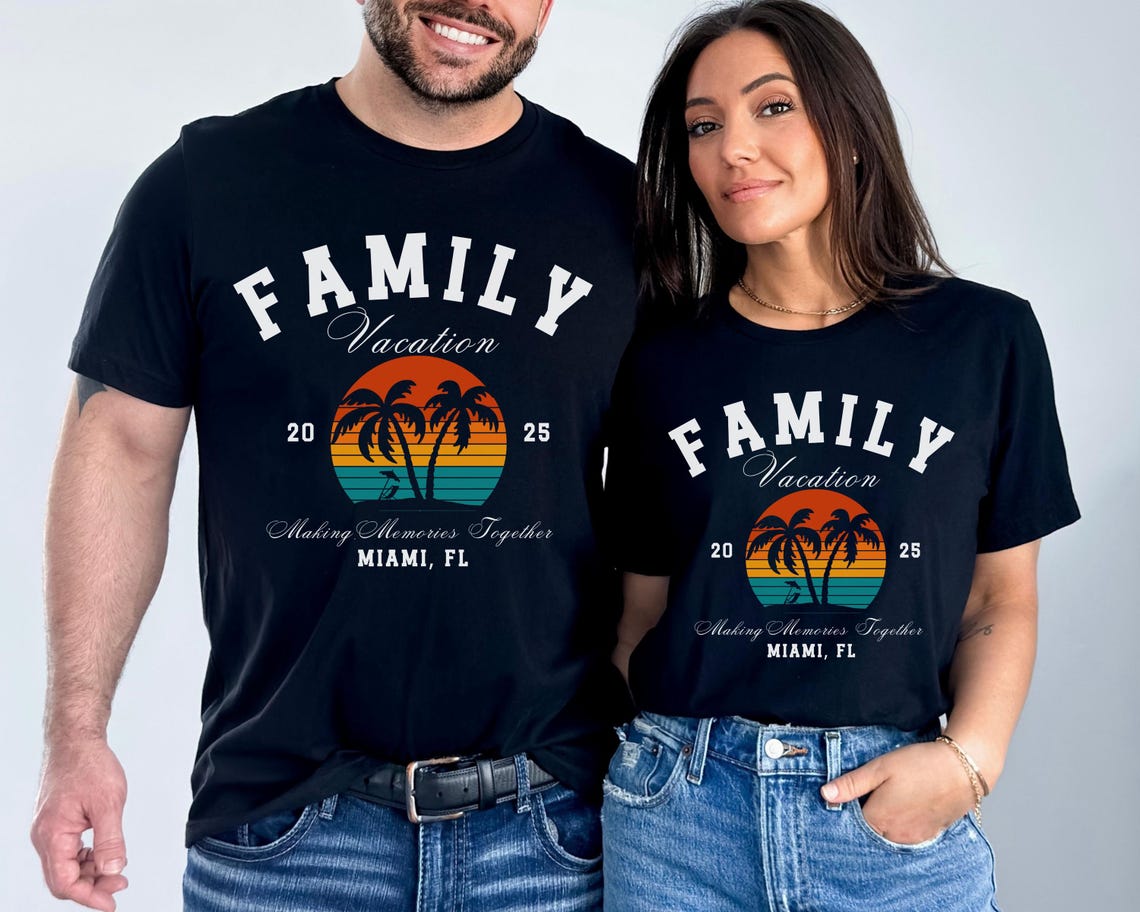 Custom Family Vacation Crew 2025 Making Memories Together Shirt,family ...