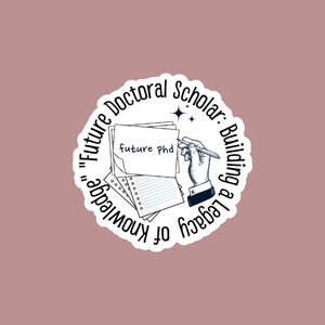 Phd Stickers ,phd Graduation Sticker Phd Student, Gift,doctor Water ...