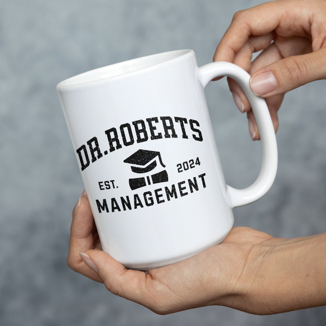 Personalized Doctor Established Coffee Mug Gift for Phd Graduation ...