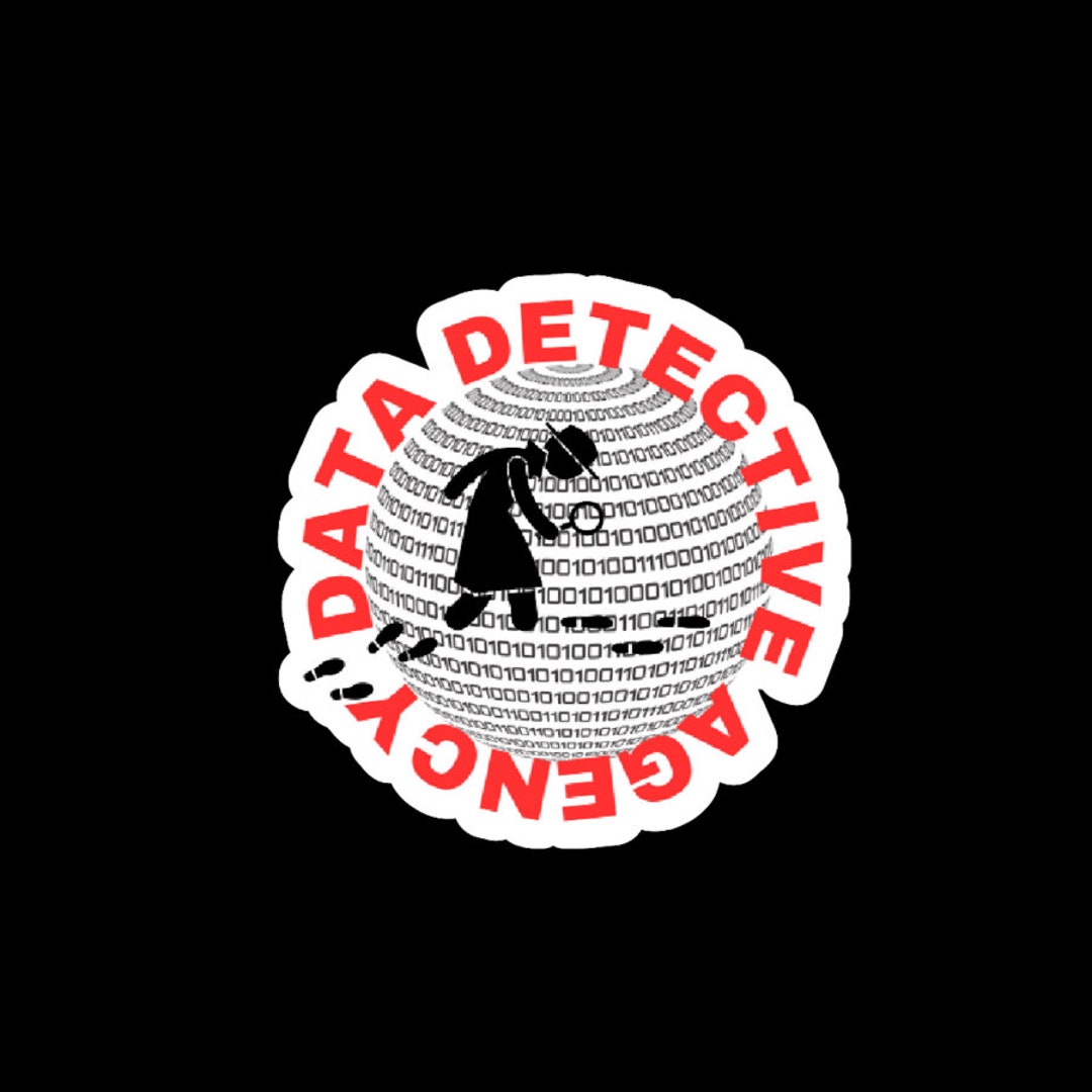 Data Detective Agency Sticker Data Science Sticker Data - Etsy