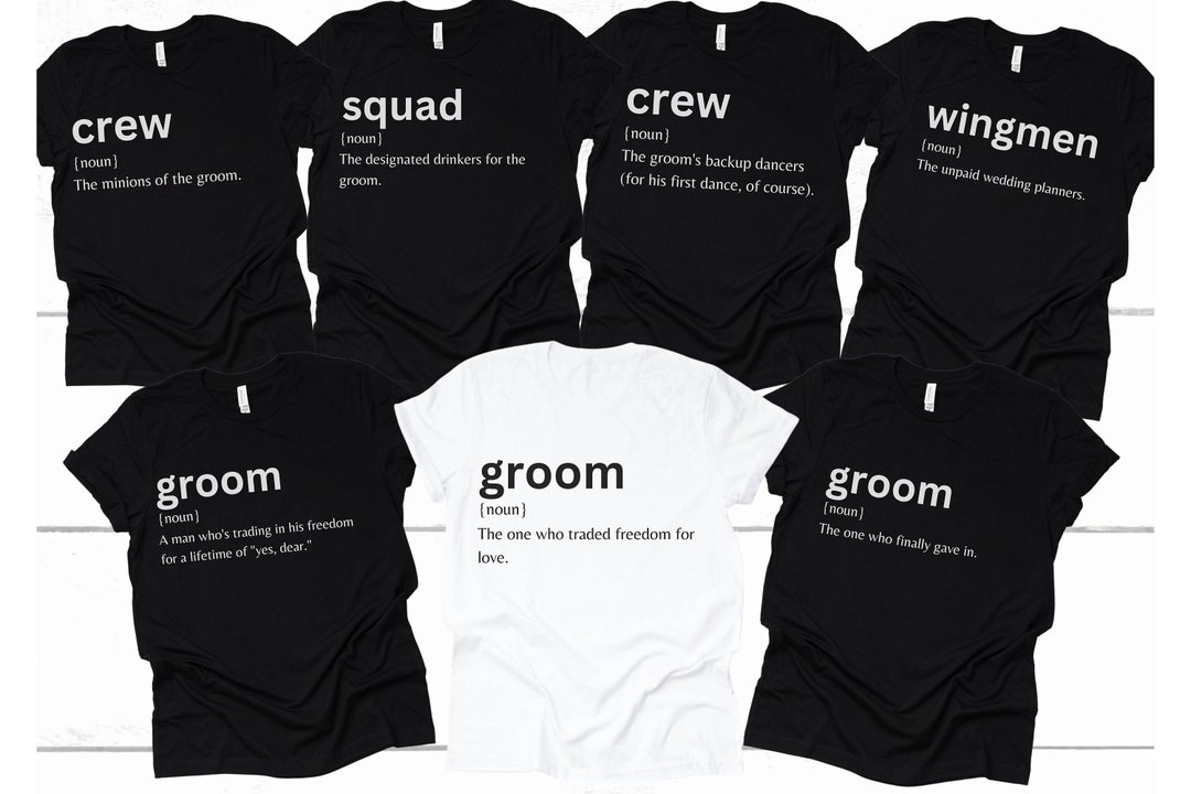 Custom Bachelor Party Shirts,groom Squad Best Man T Shirt,bachelor ...