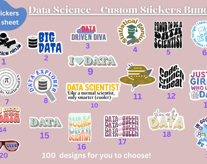 Data Ninja Sticker Gift for Data Analyst,data Scientist Sticker,data ...