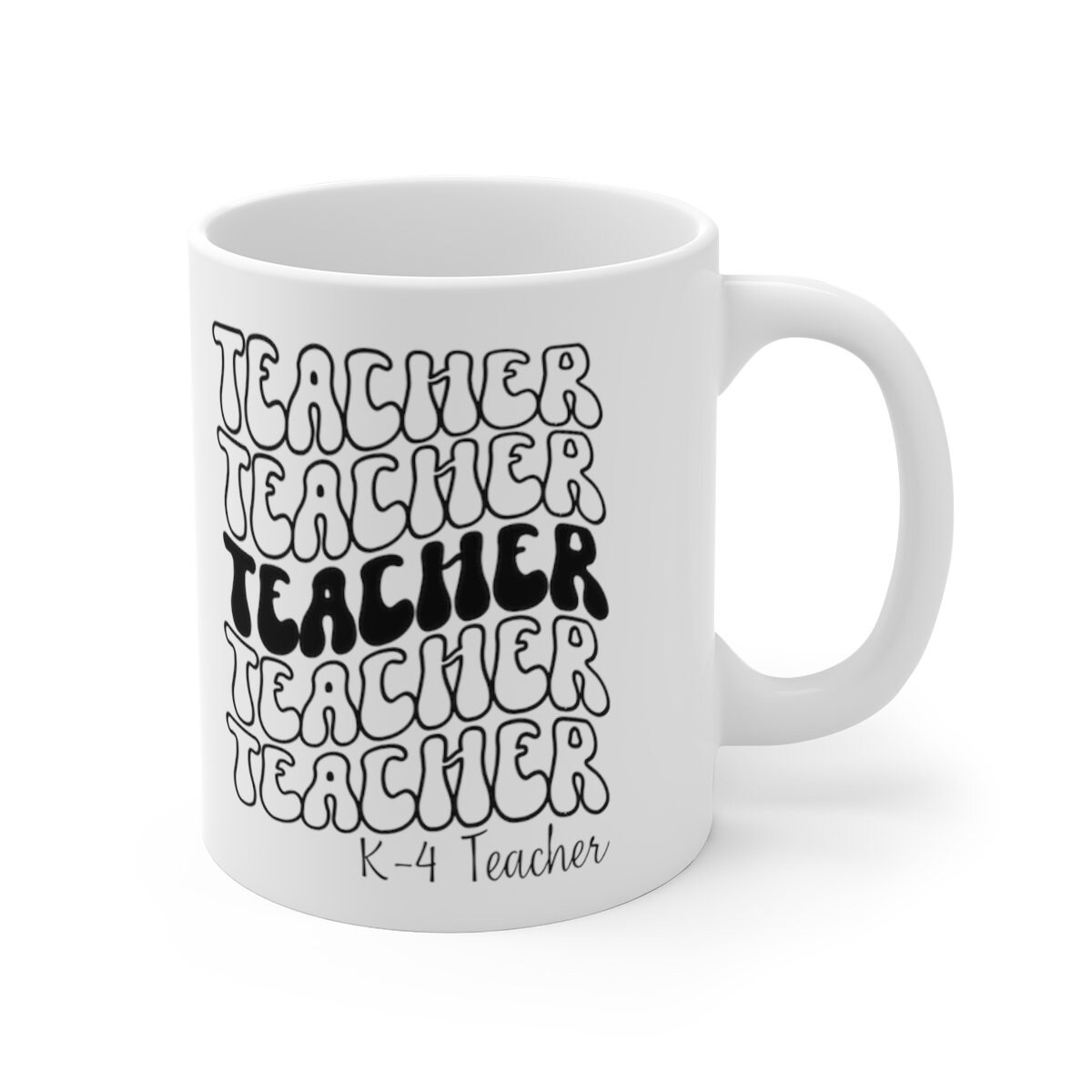 4k Teacher Mug 4k Teacher 4k Teacher 4k Kindergarten Mug - Etsy