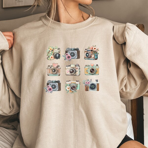 Camera Tee Shirt - Etsy