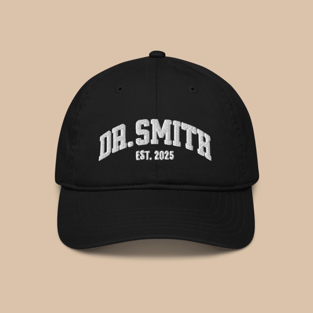 Custom Embroidery Phd Doctor Est Cap,embroidered Doctor Hat ...