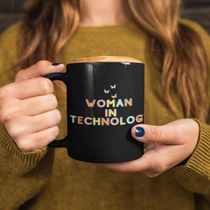 Women in Tech Mug, Female Engineer Gift, Woman Engineer Mug ...