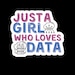 Data Science Sticker for Womendata Scientist Sticker - Etsy