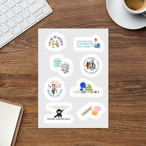 Artificial Intelligence Stickers - Etsy