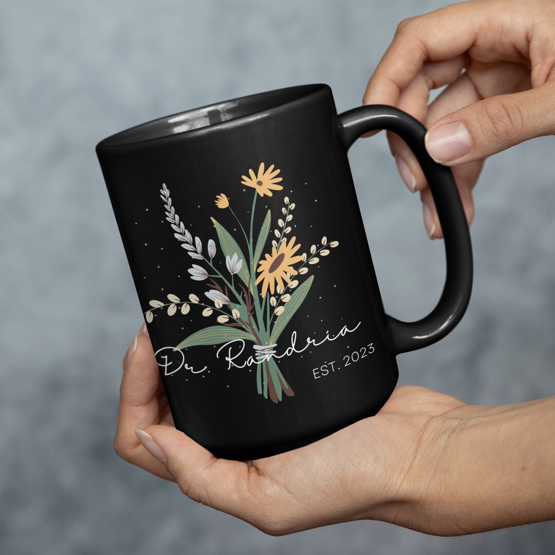 Customized Doctor Established Coffee Mug Gift for Phd Graduation,custom ...