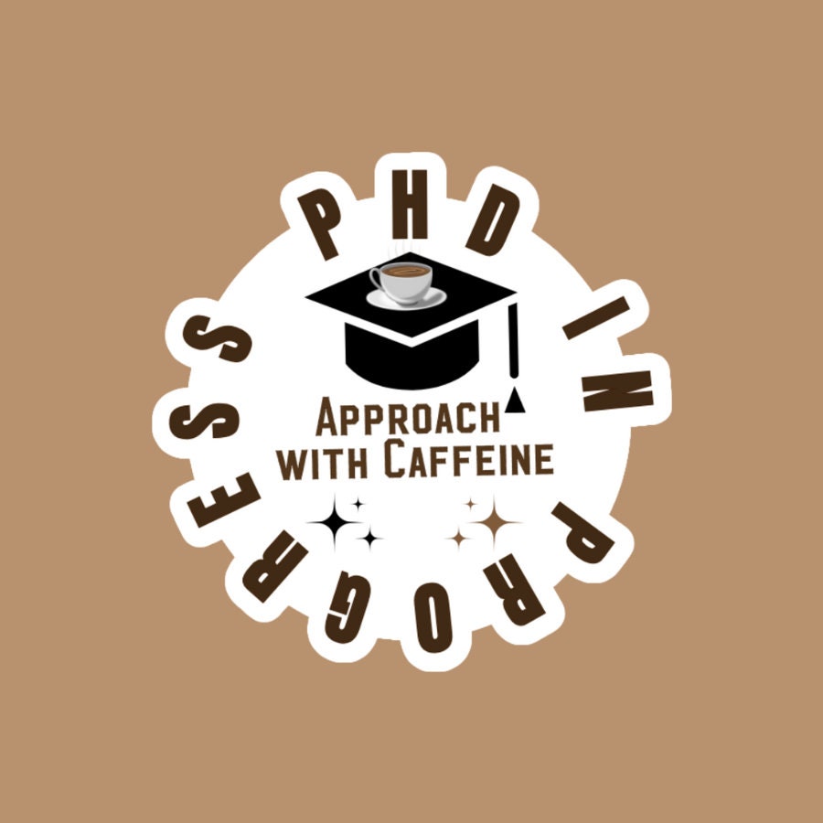 Funny Doctor Sticker for Phd Student, Phd Graduation Sticker Gift ...