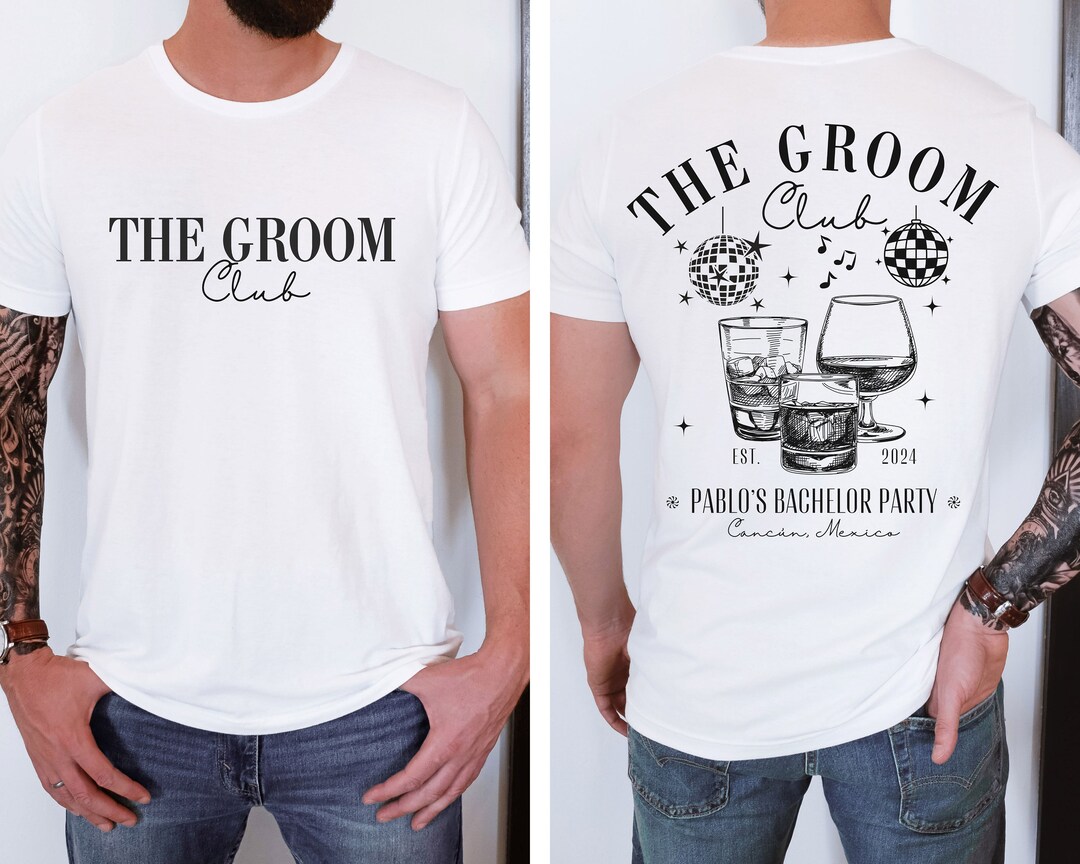 Custom Disco Bachelor Bachelorette Party Shirts for Groom Squad ...