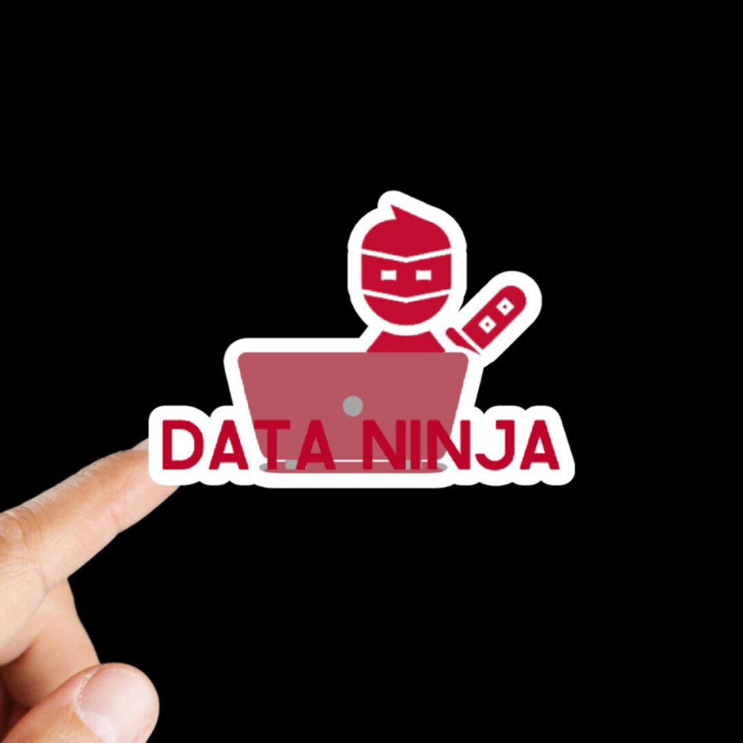 Data Ninja Sticker Gift for Data Analyst,data Scientist Sticker,data ...