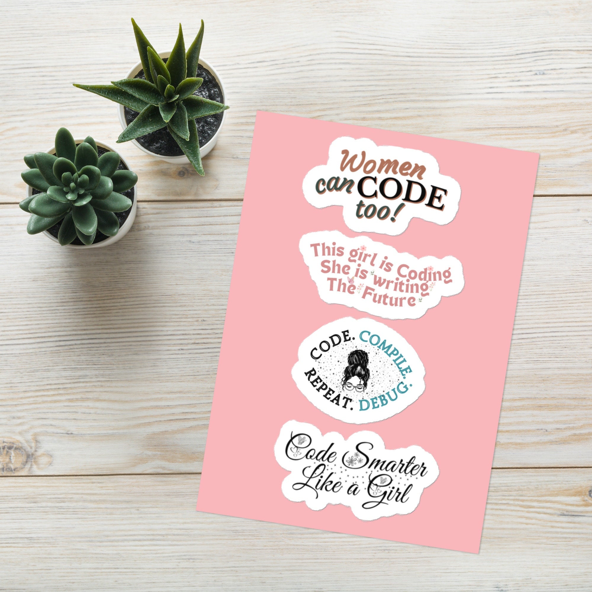 Software Engineer Sticker Sheetwomen Who Code Developer - Etsy