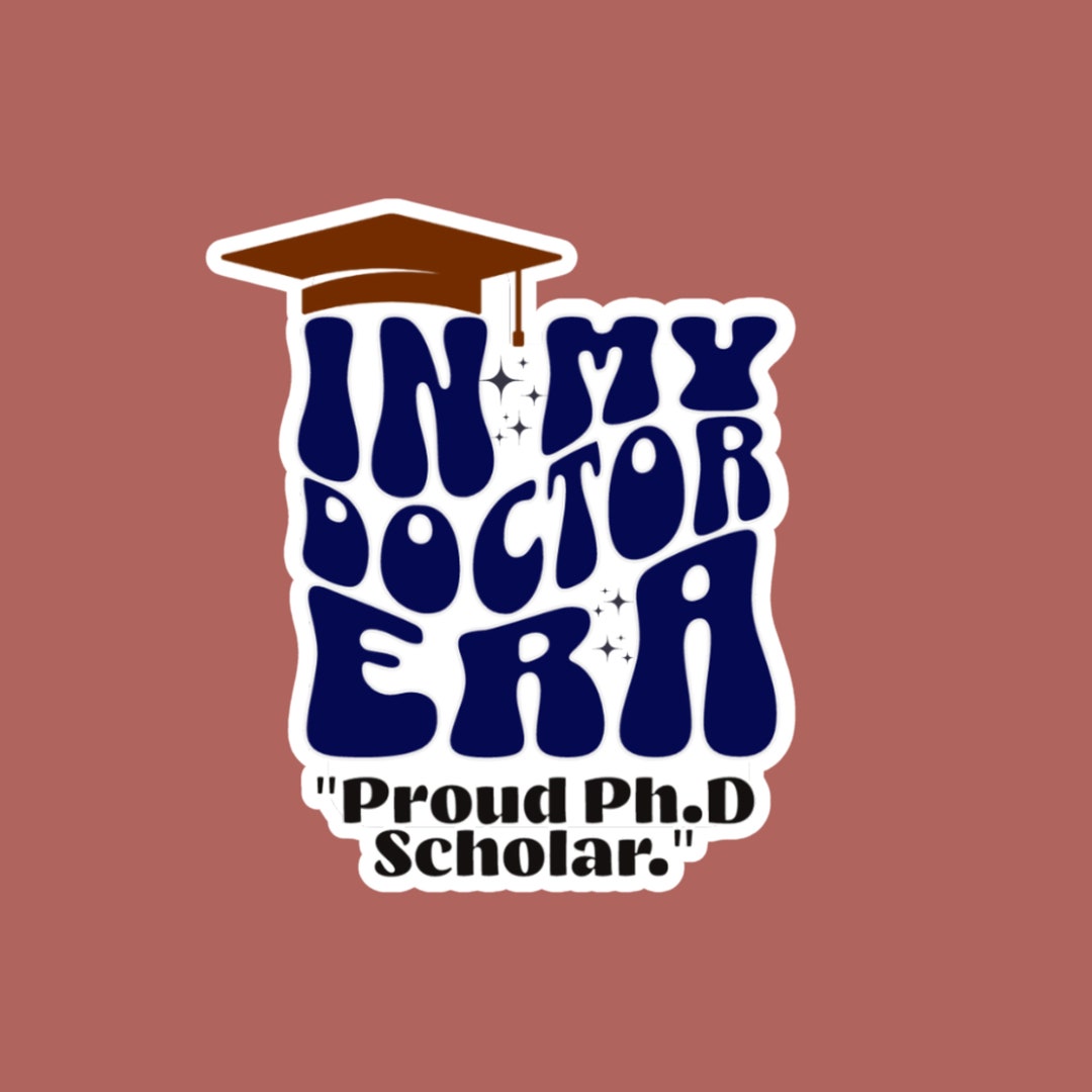 Doctor Era Phd Sticker Phd Student,doctor Water Bottle Sticker Medical ...