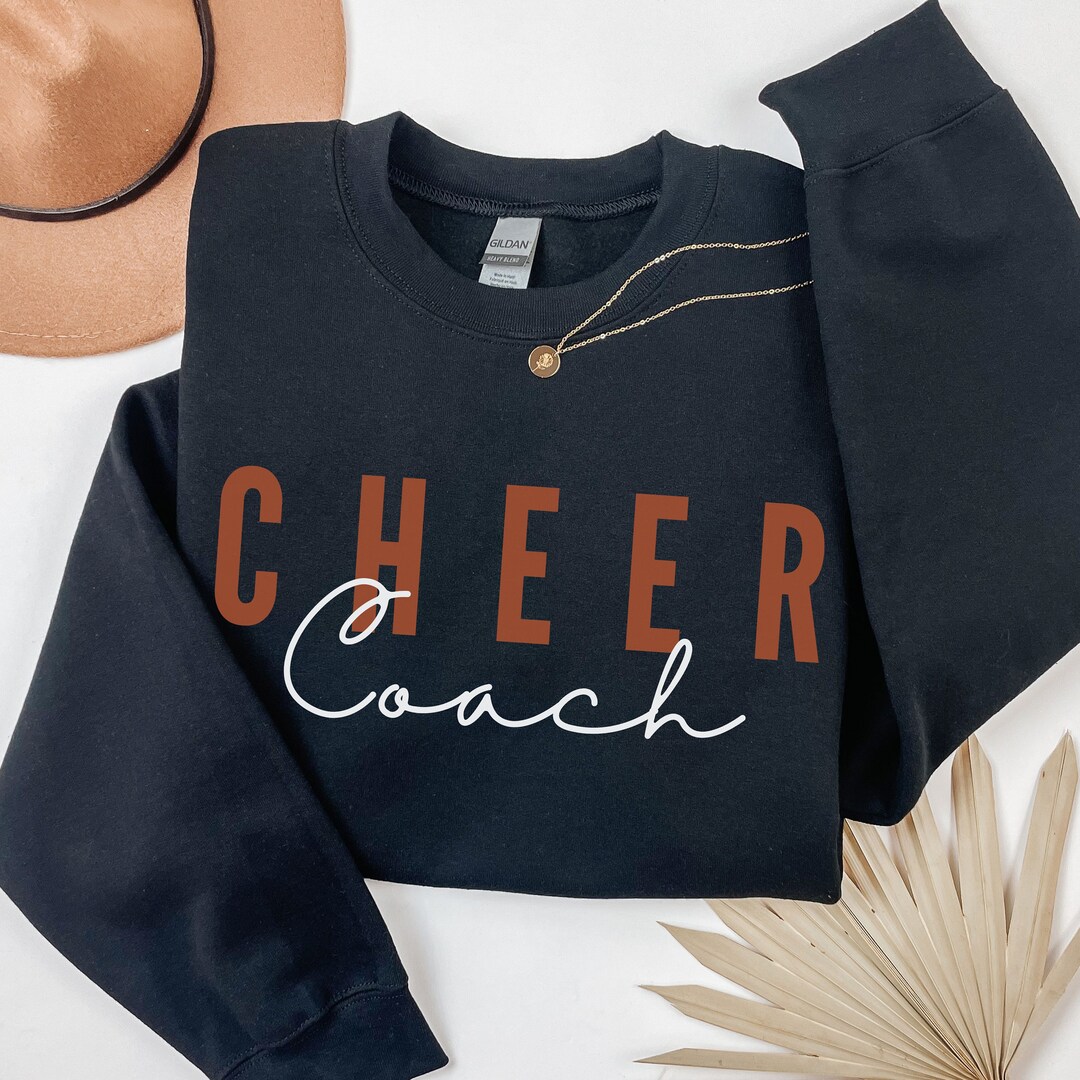 Cheer Coach Sweatshirt Coach Gift for Cheer Coach Name Shirt,coach Team ...