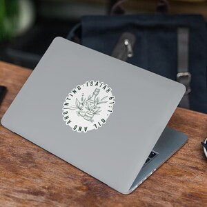 The Oil and Anointing Sticker Christian Sticker Gift for Christian ...