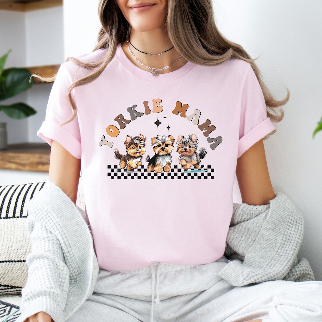Retro Yorkie Dog Mom Shirt Gift for Yorkie Mama Sweatshirts,yorkshire ...