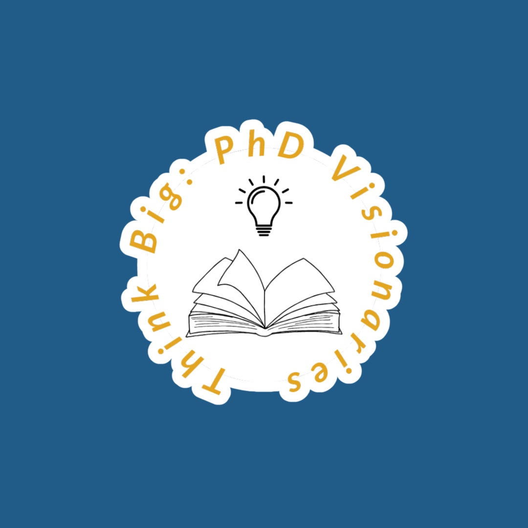 Phd Visionaries Stickers Phd Graduation Sticker Phd Student, Gift ...