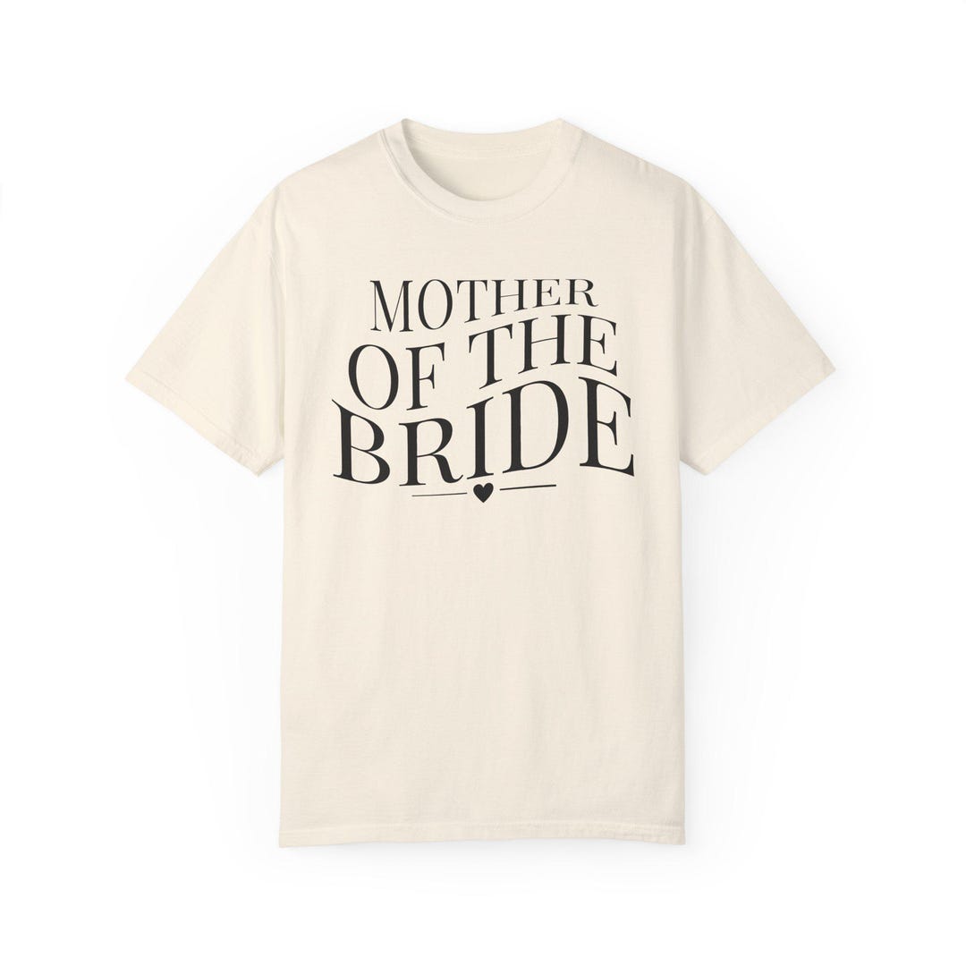 Mother of the Bride Comfort Color Shirt, MOB Shirts,coquette Bow Bridal ...