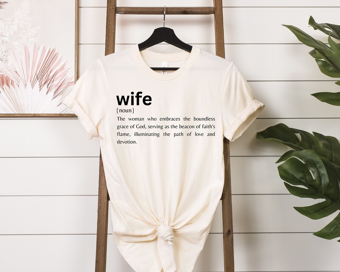 Husband and Wife Christian Faith Definition Shirts,personalized ...