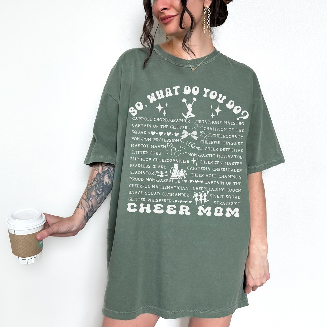 Cheer Funny Definition Shirt Gift for Cheer Mom Tees,cheer Mama for ...