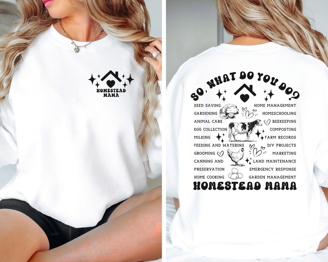 Homestead Mama Funny Definitions Sweatshirt,homestead Apparel Gift for ...