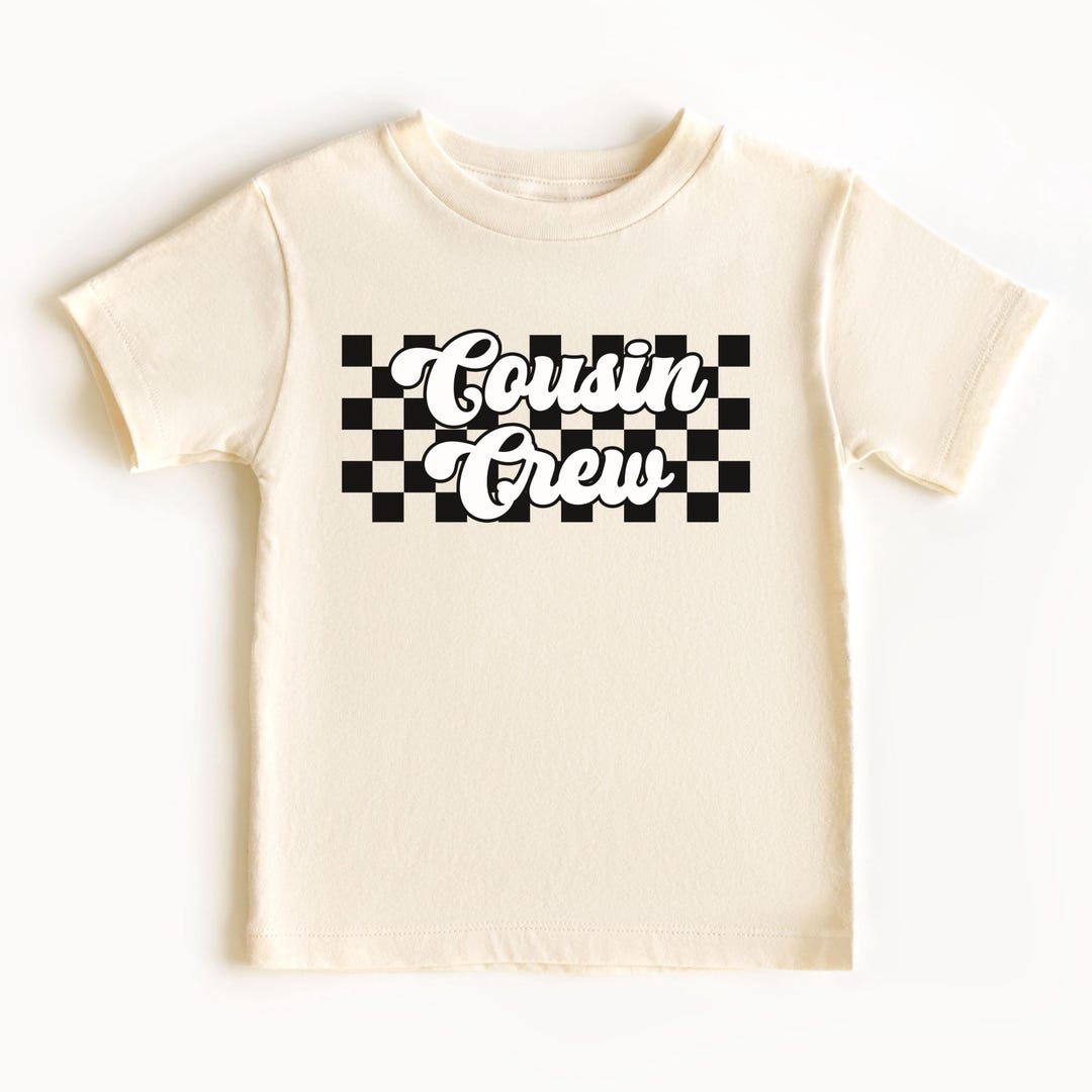 Groovy Cousin Crew Kids Toddler Shirt,retro Matching Cousins Shirts,cousin Trip Family Reunion ...