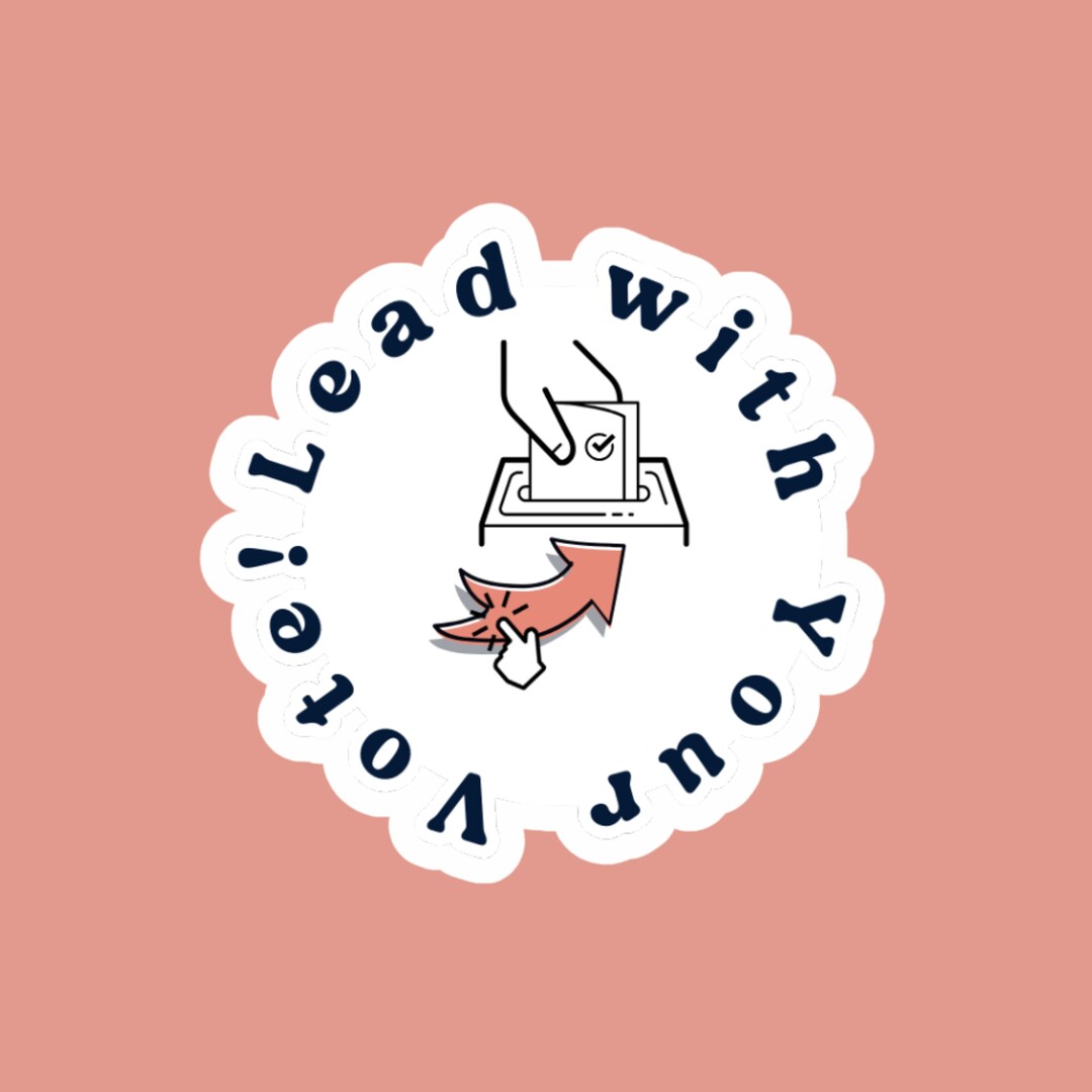 Lead With Your Vote Stickers Phd Graduation Sticker Phd Student, Gift ...